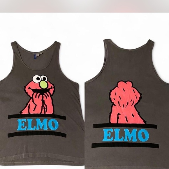 H&M | Shirts | Hm Sesame Street Elmo Tank Top | Poshmark